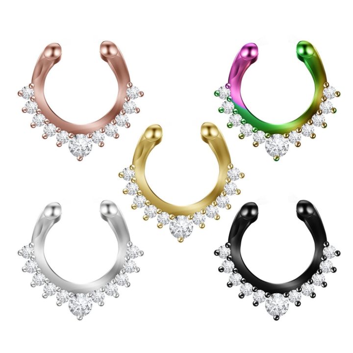 【End of Season Clearance】Nose C Fake Nose Stud Fake Nose Stud Piercing ...