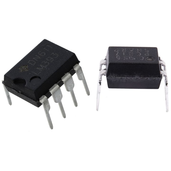 QUANBU 10 PCS LM393N LM393 DIP-8 Low Power Dual Voltage Comparator & 10Pcs PCB Board Through ...
