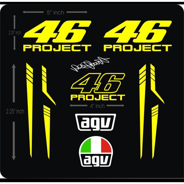 46 Project Stickers For Helmet Scooter bike Motor bike Car Van Any Kind ...