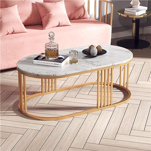 Coffee Table/Side Table/End Table ,Coffee Table Nordic Oval White ...