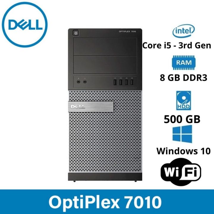 Renewed - Dell OptiPlex 7010 MT (mid-tower) Tower PC - Intel Core i5 ...