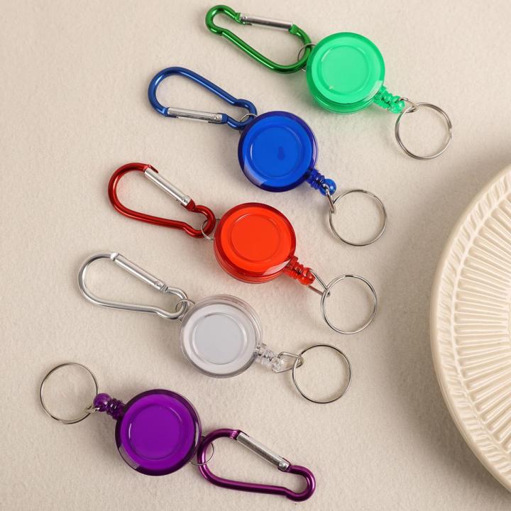Multifunctional Multi-color Roll Retractable Keychain Rope Bag Recoil ...