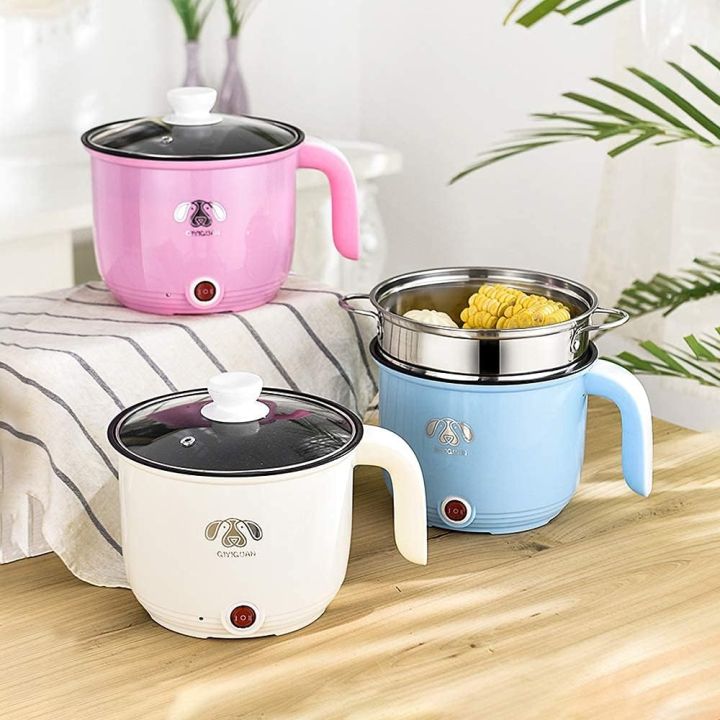 Electric Noodle Pot,Electric Cooking Pot,Rapid Noodles Cooker,1.8L Electric Ramen Cooker with ...