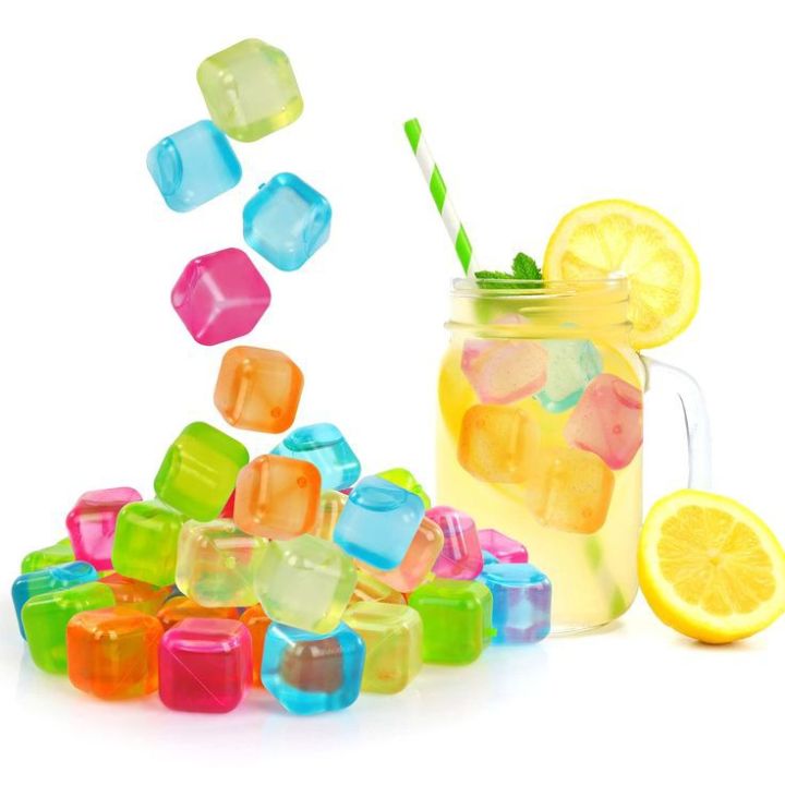 25 Pieces , Freezer Ice Cube | Cool Drink Cubes |Reusable Forever ...