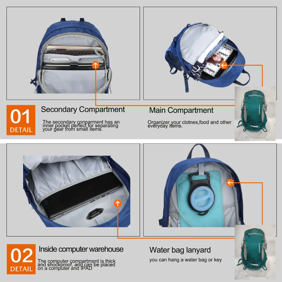 K2 Wears 30L Outdoor Sport Backpacks Versatile Lightweight Mountain ...