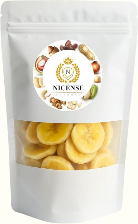 Nicense Natural Freeze-Dried Banana Slices, Crunchy Snack | Healthy ...