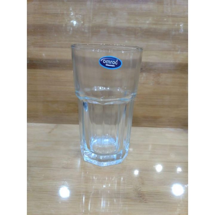 Rise Water Glasses - Clear Glass - Set Of 6 - 300 ML | Daraz.pk