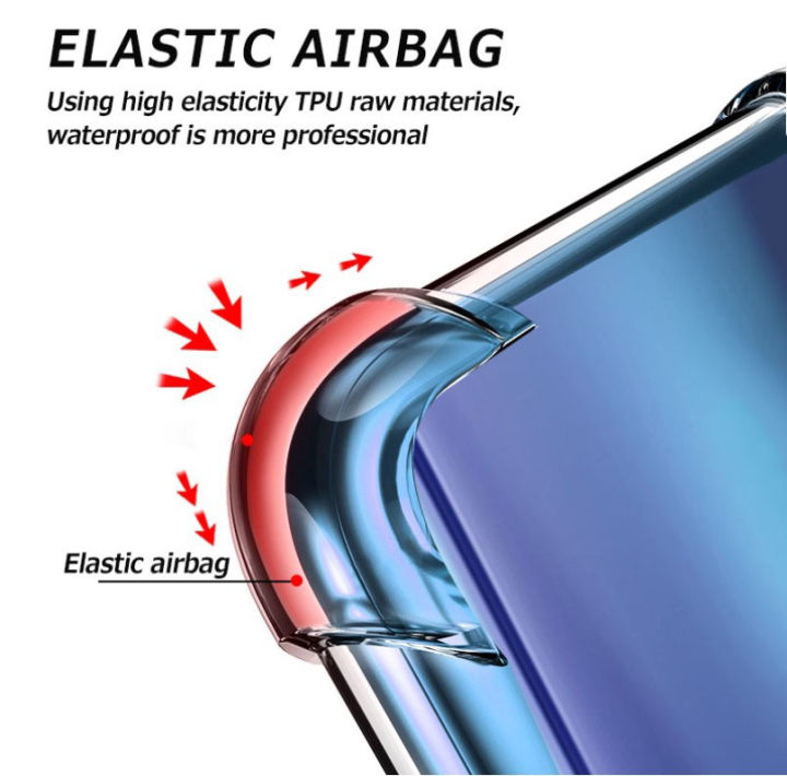 Oppo Reno 2F Anti Shock Drop Resistance Transparent TPU Case Soft ...