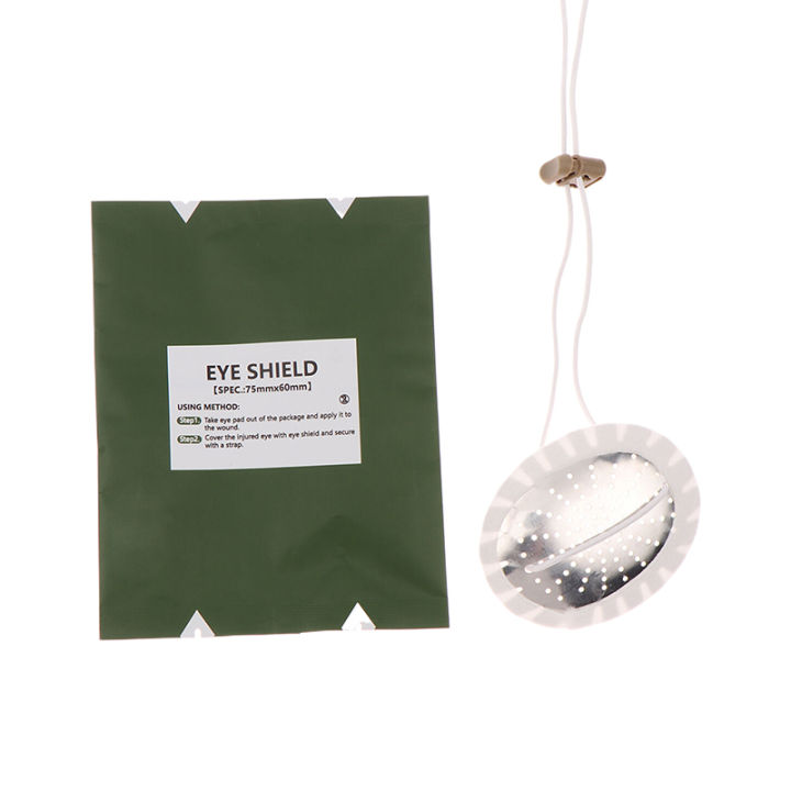 First Aid Aluminum Rigid Eye Shields Tactical Medical Ophthalmic Eye ...