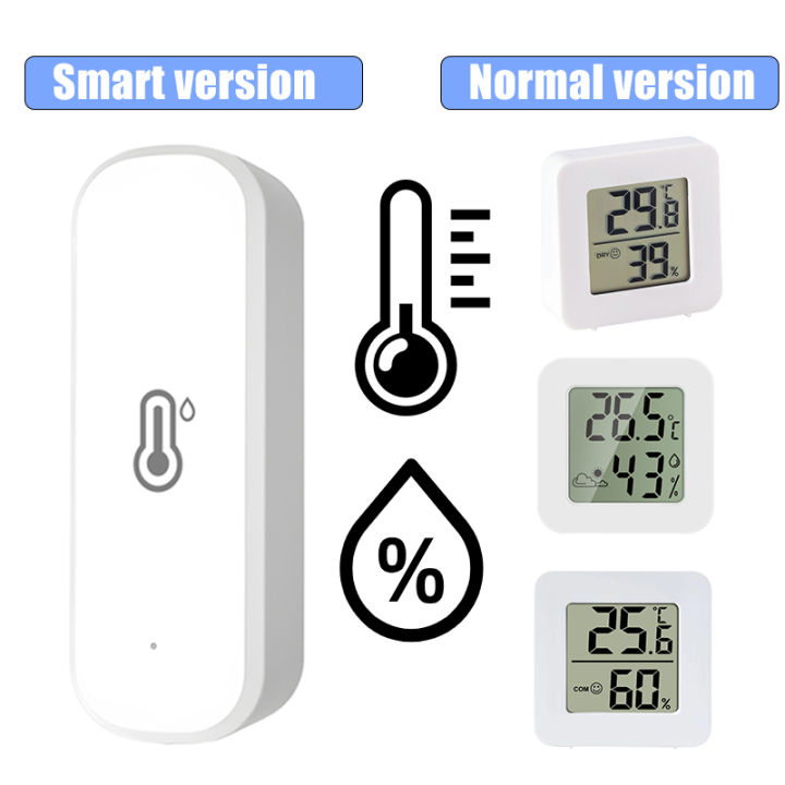 Indoor Wifi Temperature And Humidity Sensor Tuya Smart Home Humidity ...
