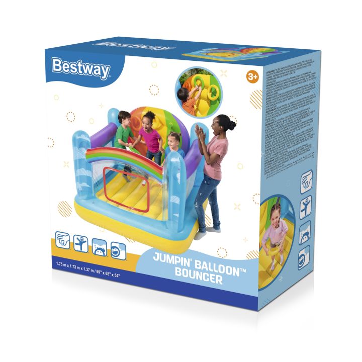 Bestway Jumping Balloon Bouncer Gym Kids Inflatable Play Tube For Kids ...