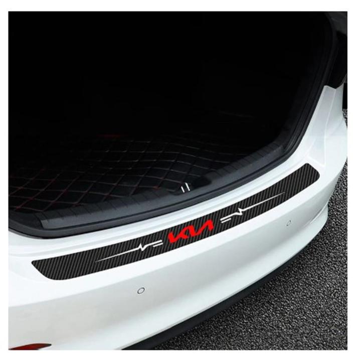 Car trunk Sill Protector Trunk Bumper Threshold Stickers for KIA K7 K5 K3 K4 Sportage Sorento ...
