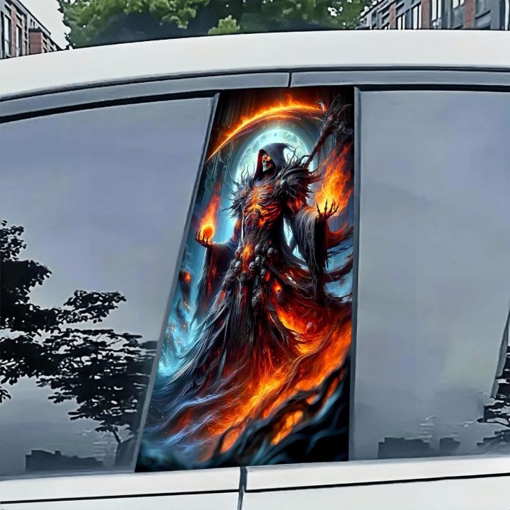 Car Stickers and Decals, Waterproof B-Pillar Sticker, Scratch Cover ...