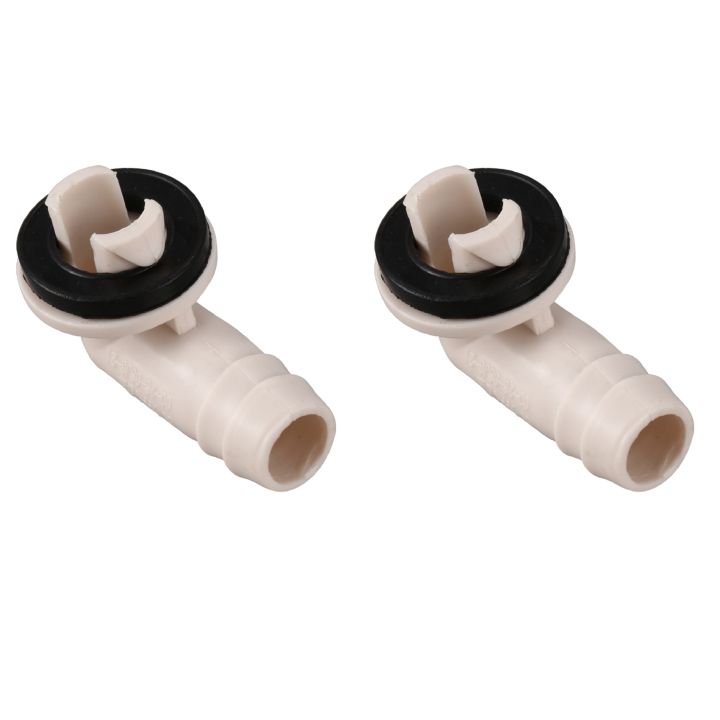 2X Air Conditioner Ac Drain Hose Connector Elbow Fitting for Mini-Split ...