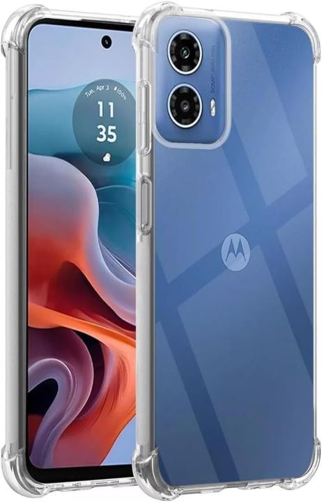 Motorola Moto G85 5G Crystal Clear Case Soft Slim Protective Shockproof ...