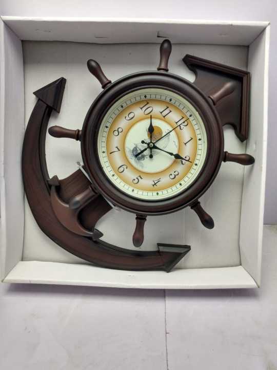 NEW SHIP HANDLE DESIGN WALLCLOCK FANCY AND ATTRACTIVE WALL CLOCK ...
