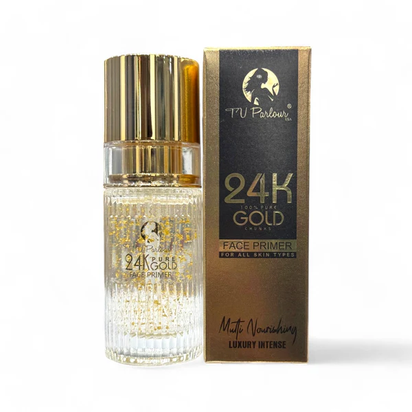 Tv Parlour 24K Gold Makeup Primer Oil Free Matte Poreless Glowy Face ...
