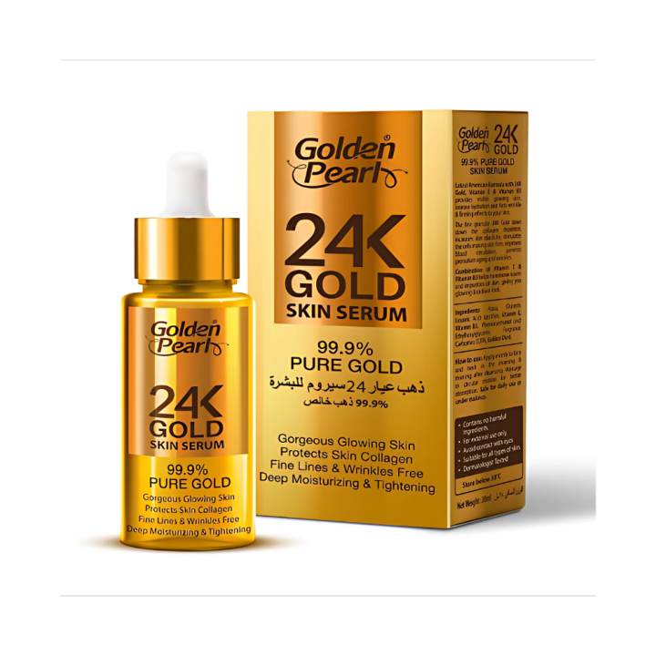 Gold 24K Gold Skin Serum 20ml – Luxury Anti-Aging & Radiance Booster ...