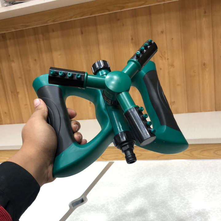 Large Size 360°Fully Circle Rotating Water Sprinkler With Connector ...