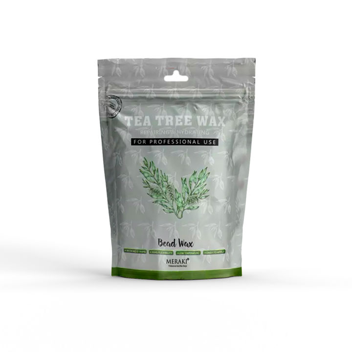Meraki Tea Tree Hard Wax Beans 500g – New & Improved Formula for Hair ...