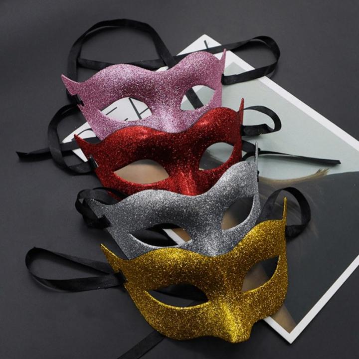 Vintage Halloween Eye-Catching Elegant Decorative Masquerade Glitter ...