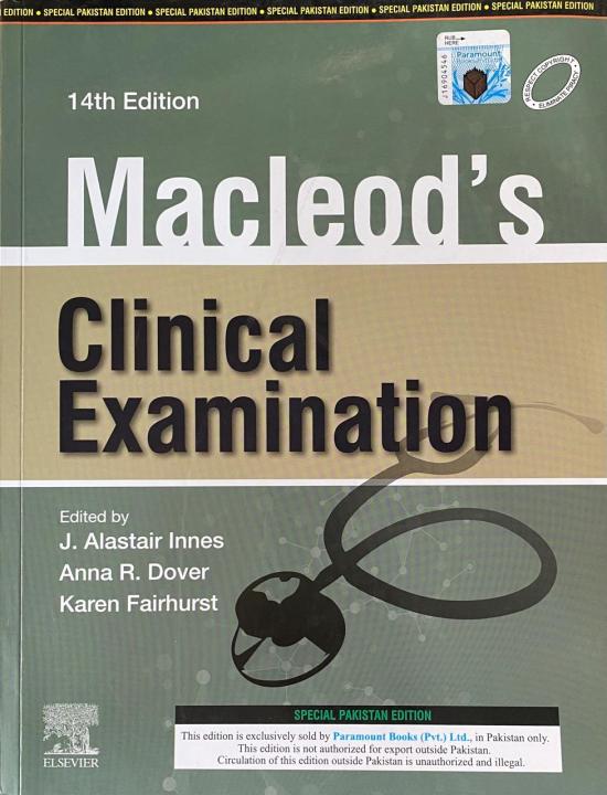 Macleod Clinical Examination by John Macleod’s 14th edition | Daraz.pk