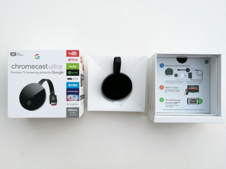 Google Chromecast TV Streaming Device WiFi Portable Display Receiver ...