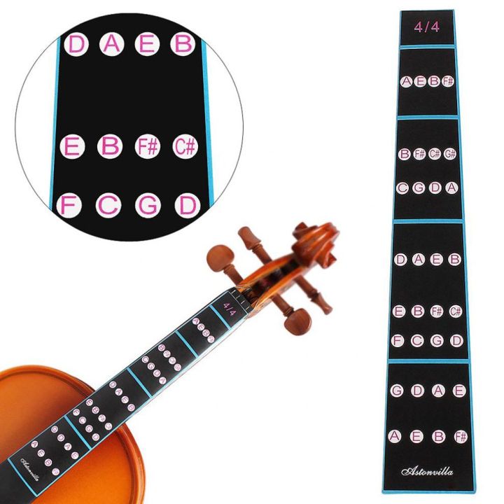 /4 /2 Practice Fretboard Marker For Beginners Scale stickers Fiddle ...