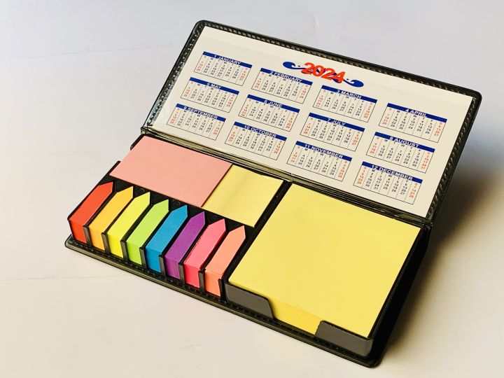 Sticky Notes Box with leather case - A16 | Daraz.pk