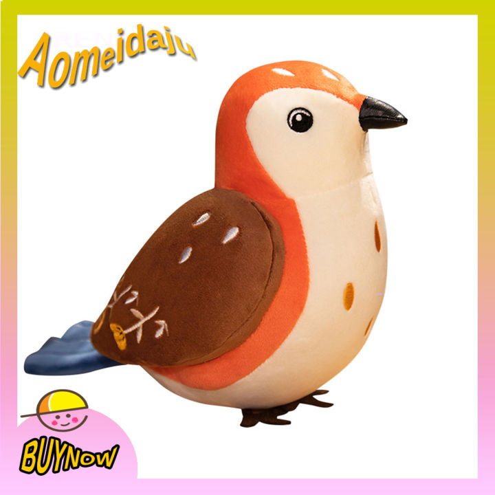 Aomeidaju Simulated Bird Plush Doll Soft Elastic PP Cotton Filled Home ...