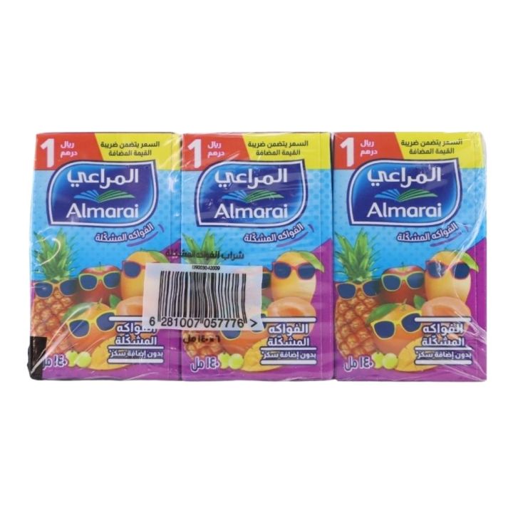 AL MARAI MIXED FRUIT JUICE 6X140 ML | Daraz.pk