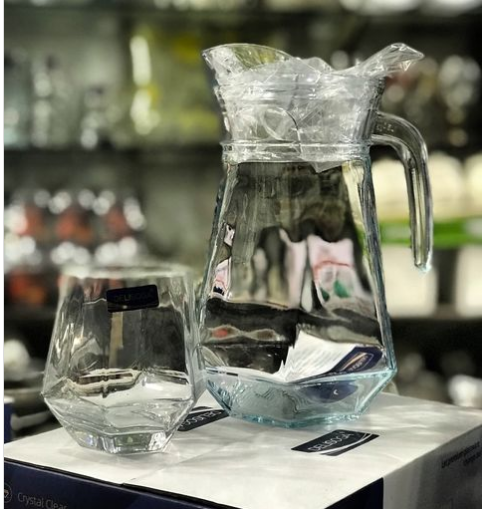 Delisoga Glassware 7 piece WaterSet | Daraz.pk