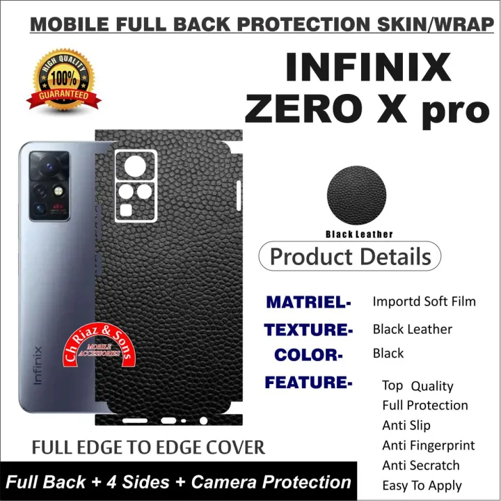 INFINIX ZERO X PRO FULL BACK 360 PREMIUM, Protection Skin / Wrap ...