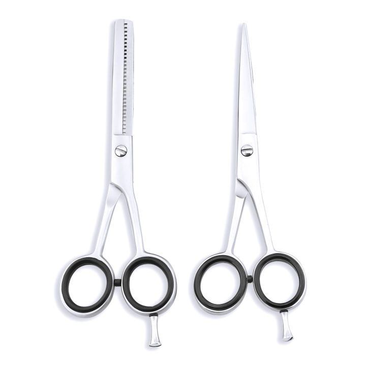 BrushnBlade Professional 6.5” Hairdressing Scissors Set with Adjustable ...