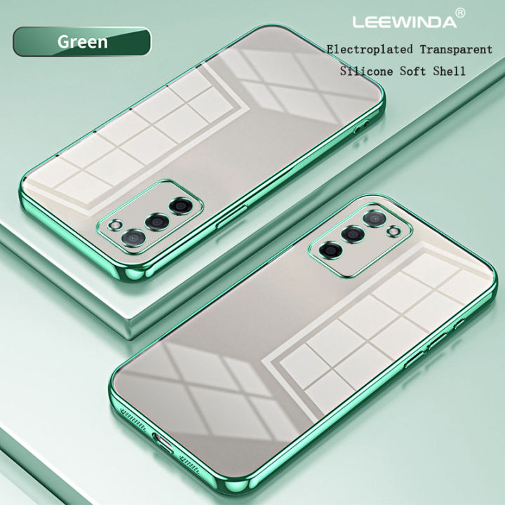 For OPPO A55 5G/A56/A53S 5G Phone Case, Transparent Plating Soft ...