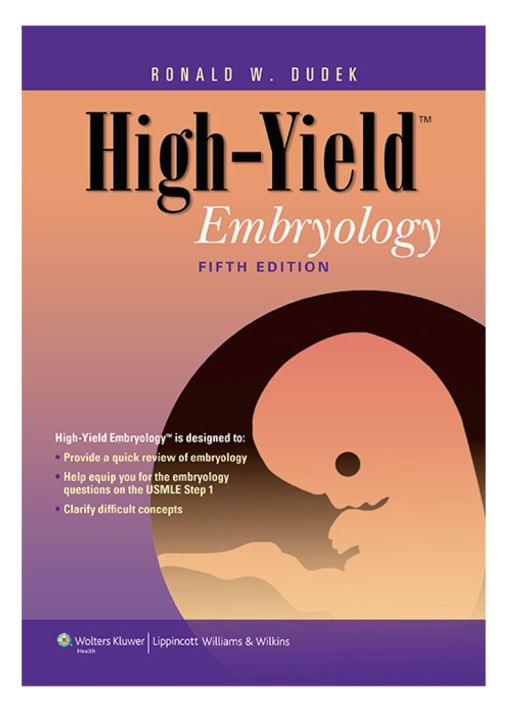 High-Yield Embryology 5th EDITION | Daraz.pk