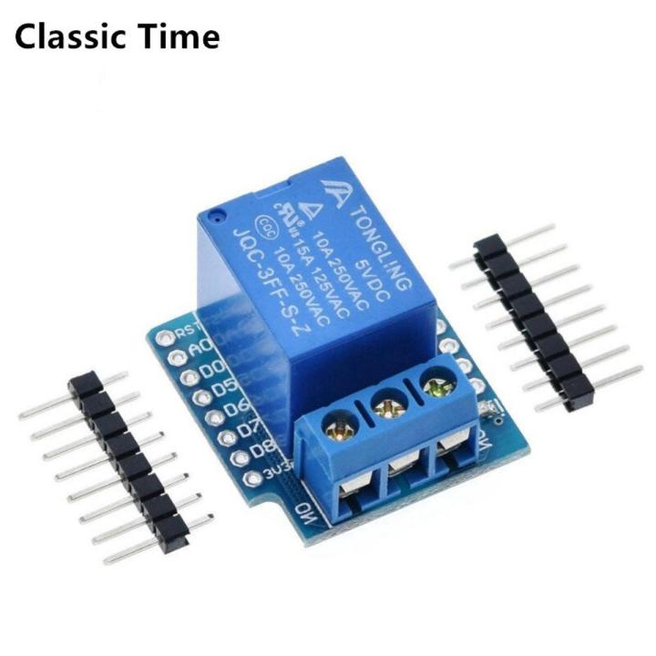 1Set One Channel Wemos D1 Mini Relay Shield Wemos D1 Mini Relay Module ...