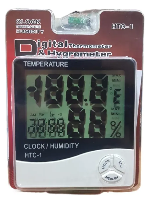 HTC-1 ELECTRONIC TEMPERATURE HUMIDITY METER-INDOOR TEMPERATURE HUMIDITY ...