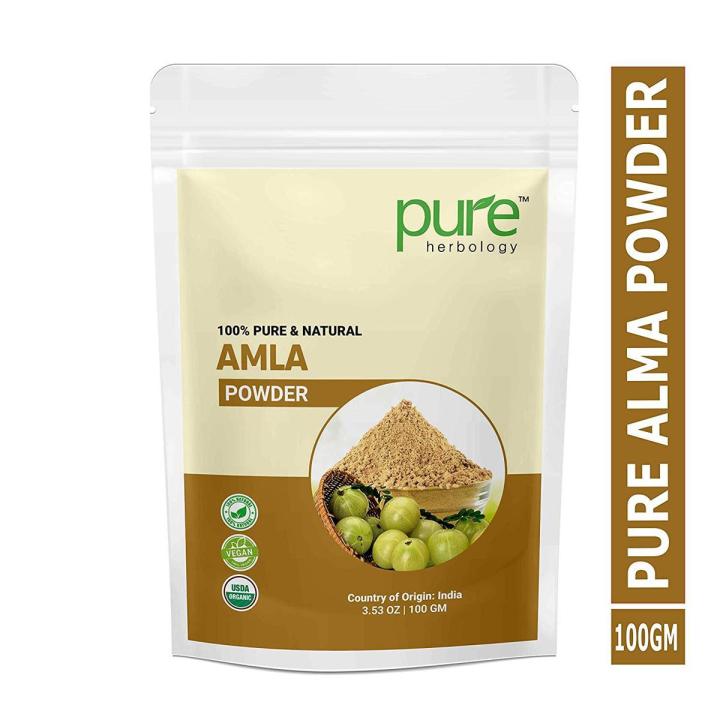 Natural & Pure Amla Powder 100gm | Daraz.pk