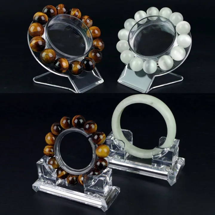 Acrylic Jewelry Bracelet Display Holder Bangle Storage Organizer Case ...