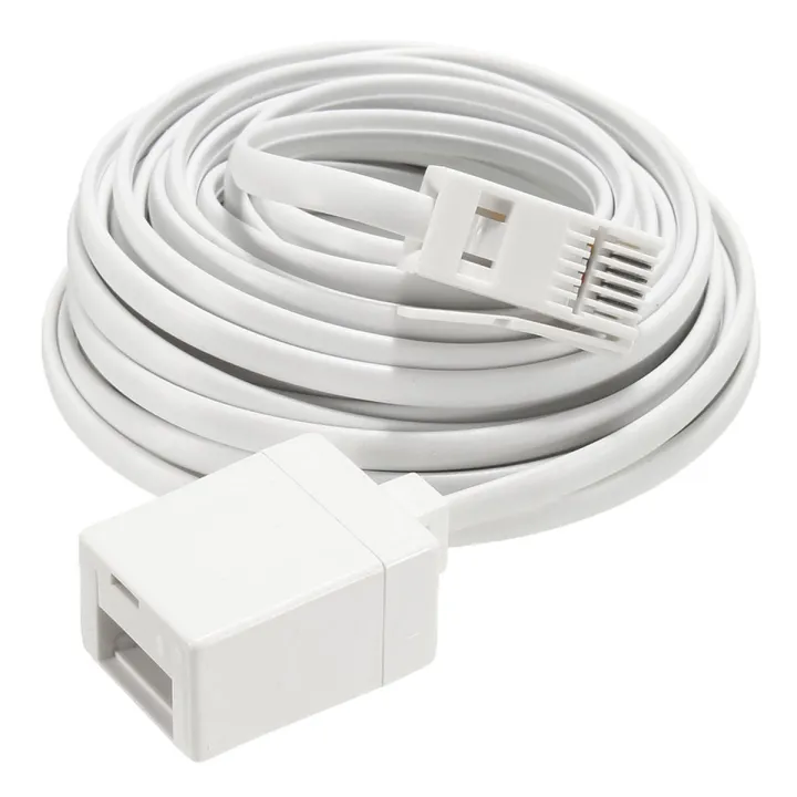 British telephone extension Tools DIY cord four core RJ11UK telephone ...