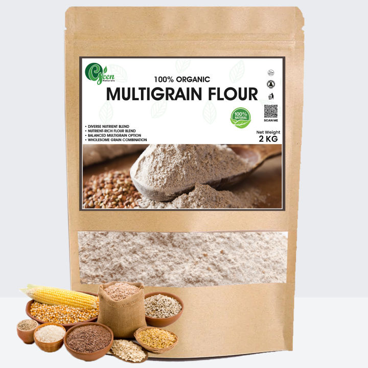 Multi Grain Flour | Sugar Free Atta | Multigrain ata For Wieght Loss ...