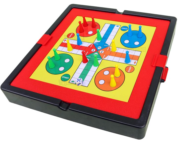 2 In 1 Magnetic Ludo x Tic Tac Toe Board Game - Ludo Board Game-Tic ...