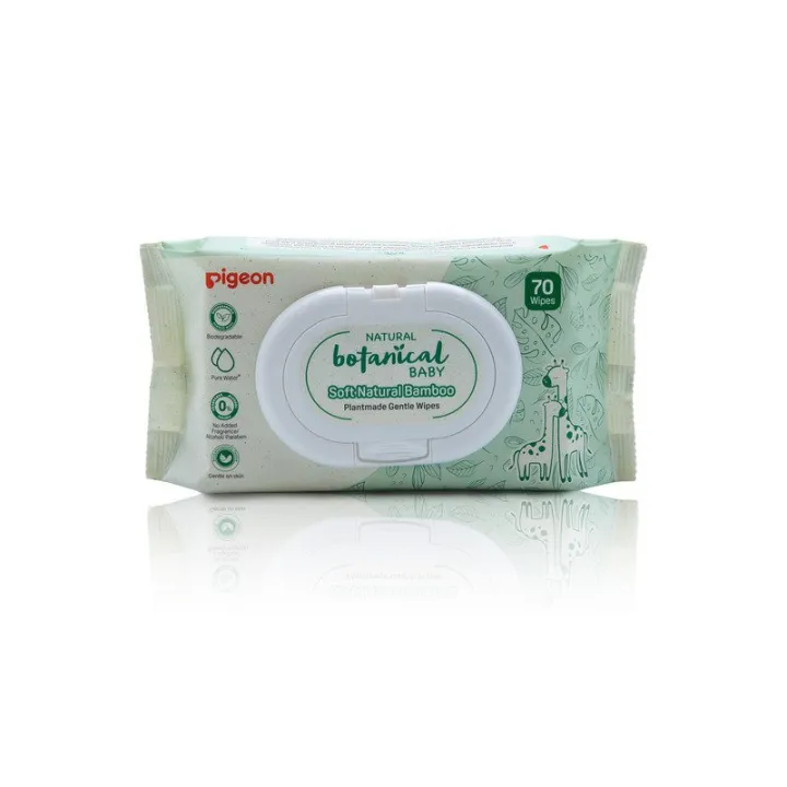 PIGEON NATURAL BOTANICAL BABY PLANTMADE WIPES | Daraz.pk