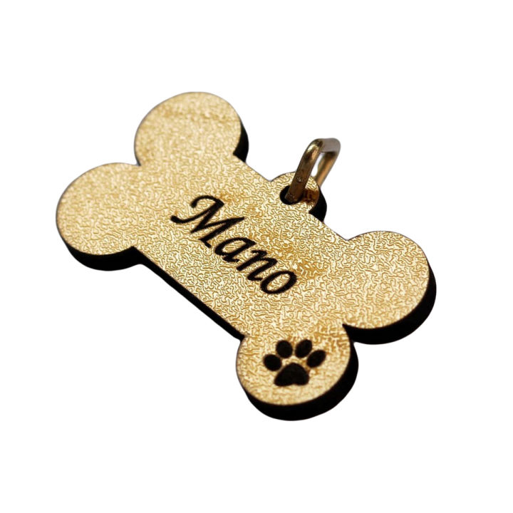 Dog Tag, Custom Dog ID Name Tag with Bone Shape | Daraz.pk