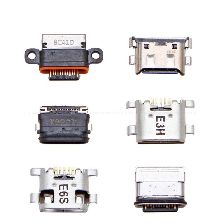 Micro USB Jack Type-C Charging Connector Plug Port Dock Charge Socket ...