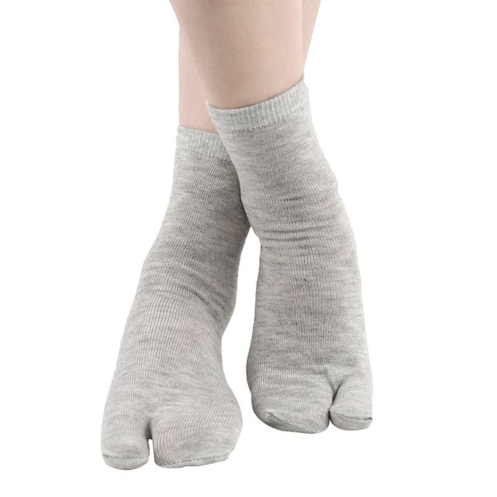 Pair Practical Unisex Men Japanese Sandal Hosiery Split Toe Socks Flip ...