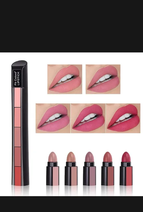 5 in 1 lipstick, Matte lipstick, Mini Lipstick, Pen Lipstick Kit, Lip ...