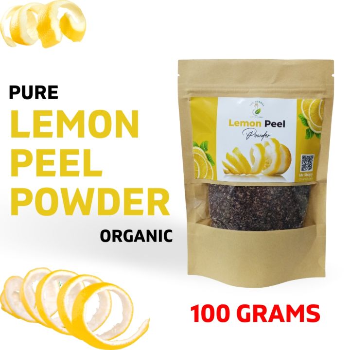 Organic Lemon Peel Powder | Lemon Powder | Lemon Peel Powder For Face ...