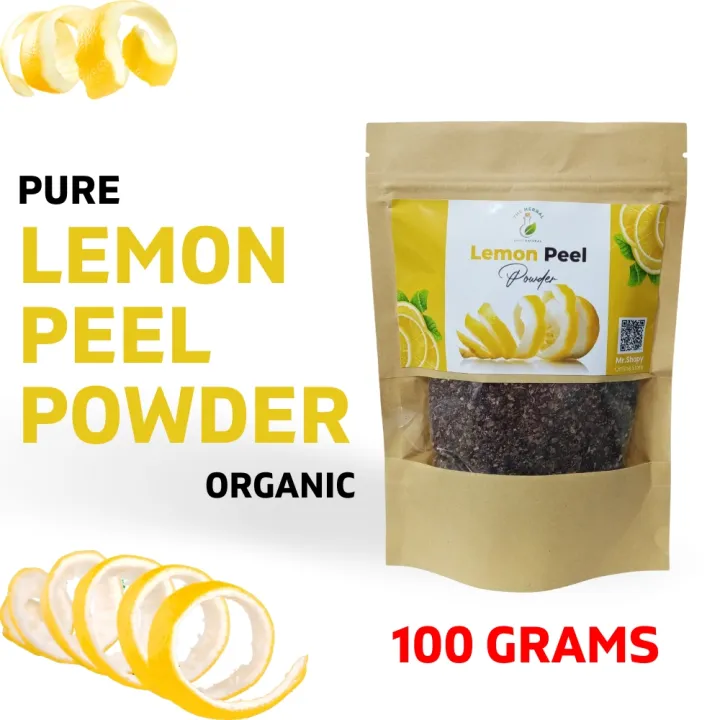 Organic Lemon Peel Powder | Lemon Powder | Lemon Peel Powder For Face ...